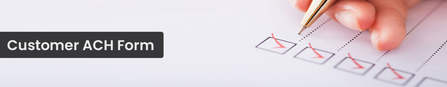 Customer ACH Form - Howard D. Happy Company